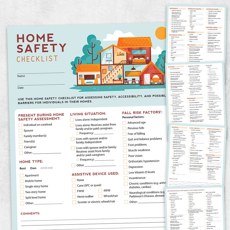 Home Safety Checklist Adult And Pediatric Printable Resources For