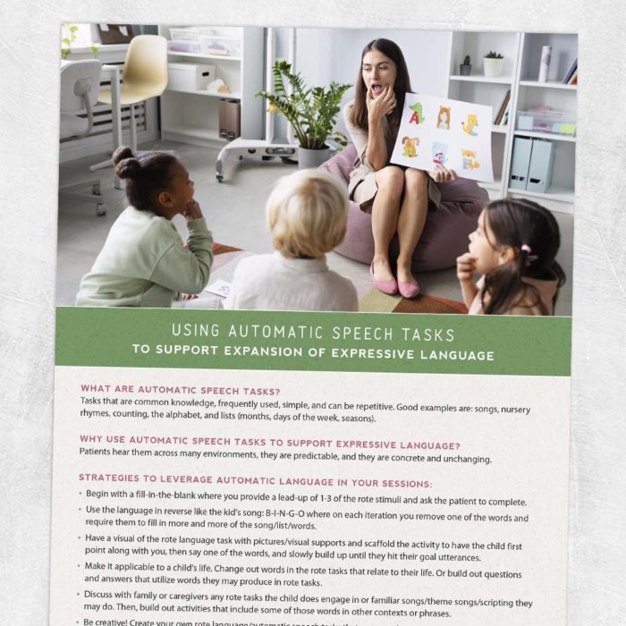 Language Development Archives – Therapy Insights