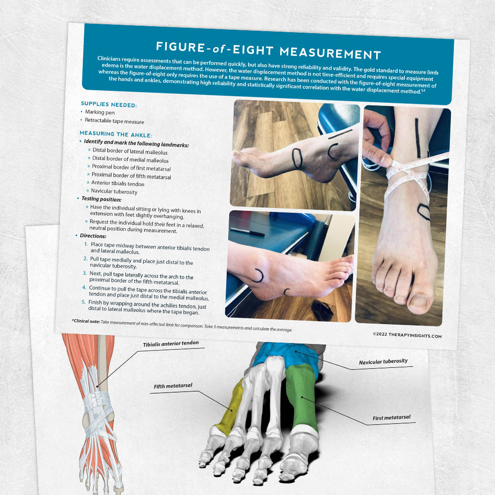 Figure of Eight Measurement Adult And Pediatric Printable Resources