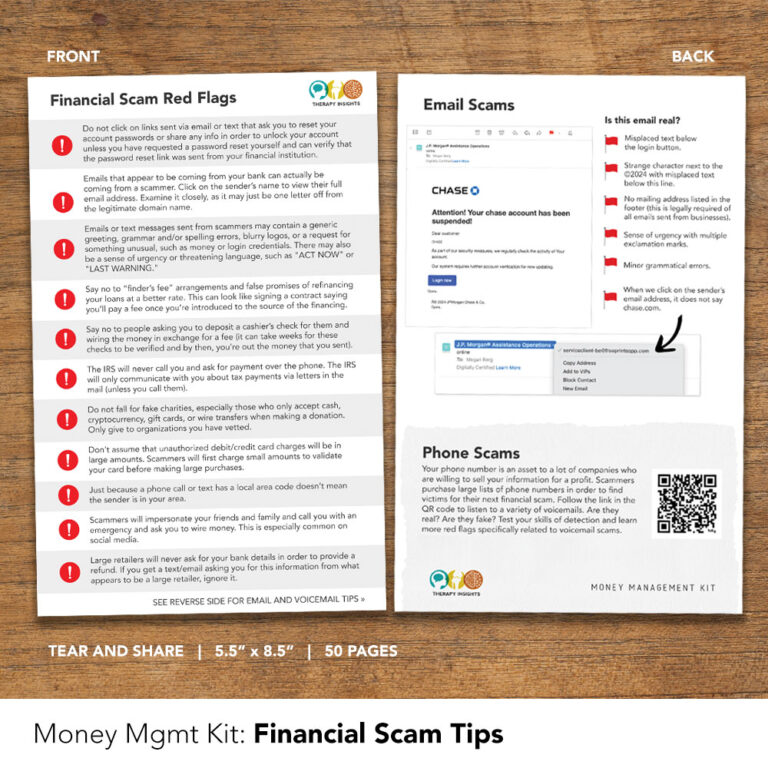 Money Management Kit – Therapy Insights